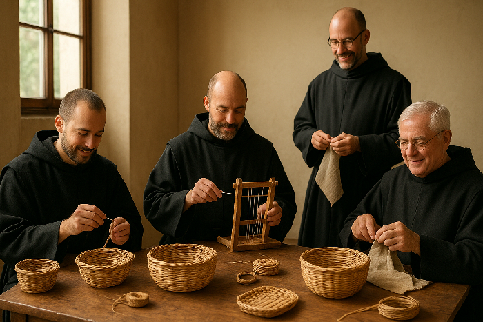 Vida monástica. O trabalho que não devora :: Vida e Fé Católica